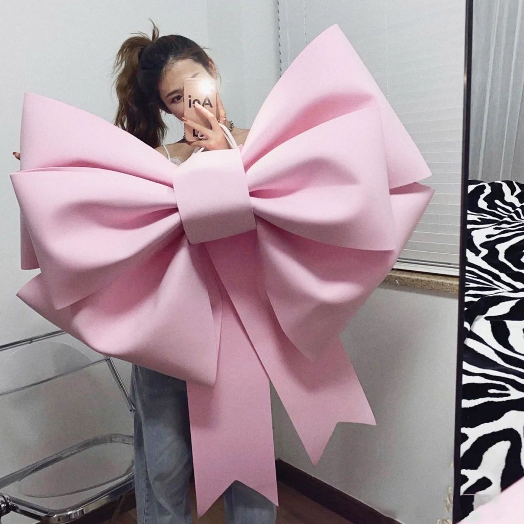 ins網紅 超大蝴蝶結 eva活動 佈置diy 巨型海綿紙 聖誕節 婚房裝飾 3mm材料 | 蝦皮購物