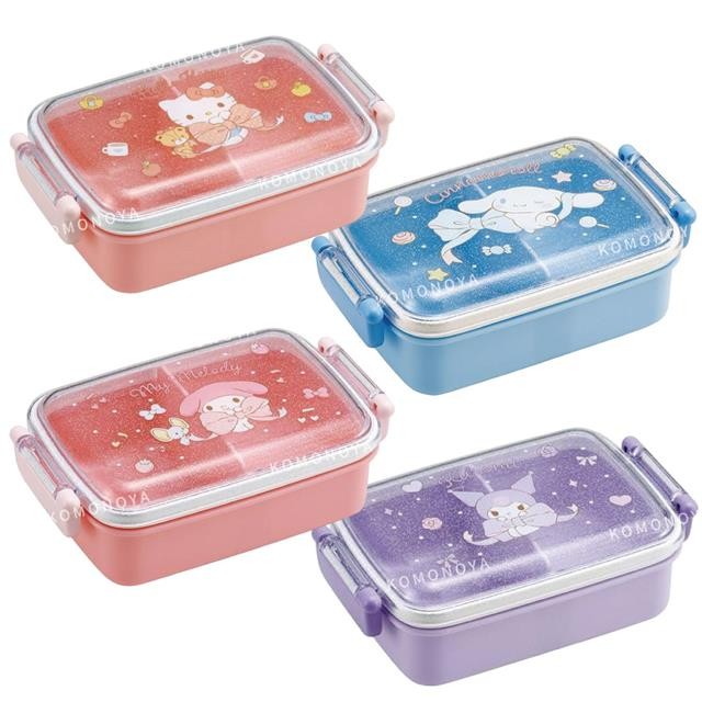 【現貨】小禮堂 SKATER 三麗鷗 透明雙扣便當盒 450ml RBF3ANAG (蝴蝶結款) | 蝦皮購物