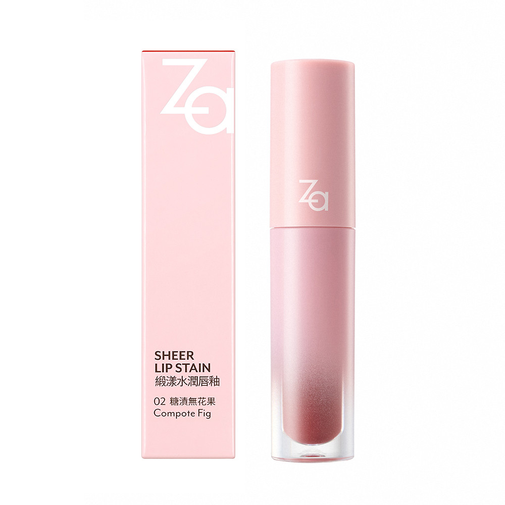 Za緞漾水潤唇釉 02糖漬無花果【三友藥妝Tomod's】 | 蝦皮購物