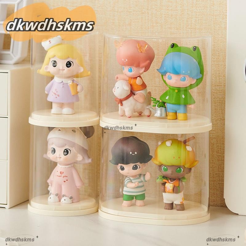 【台灣出貨】手辦收納盒透明盲盒展示架公仔玩偶擺件防塵桌面泡泡瑪特展示盒YYDS | 蝦皮購物