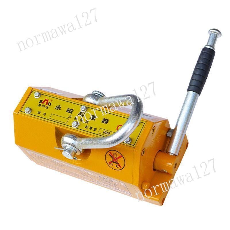 永磁起重器強磁力吊400/600KG吸盤磁鐵強力磁性1/2T3/5噸圓鋼吊具 | 蝦皮購物
