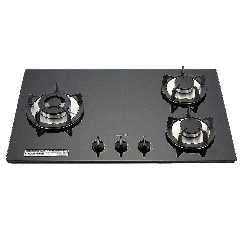 林內【RB-302GH-BL_LPG】檯面式防漏玻璃三口爐(黑波-左單口) 桶裝瓦斯(含全台安裝) | 蝦皮購物