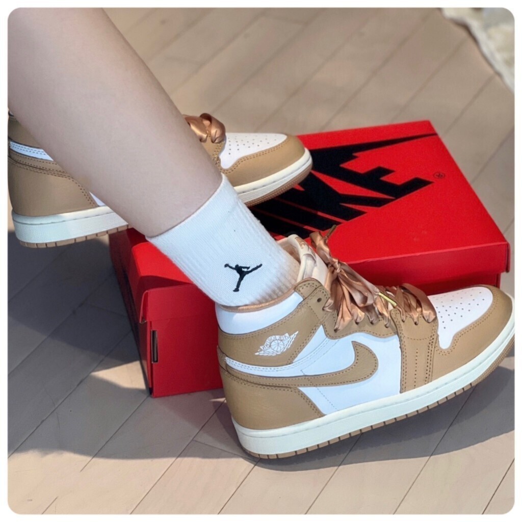 G.shos]W Air Jordan 1 High Og Praline 緞帶 奶茶 Fn6622-201 | 蝦皮購物