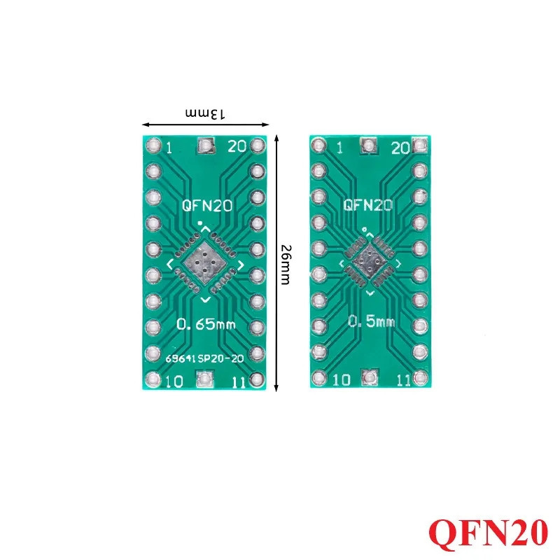 【開統編發票】QFN20轉DIP20 轉直插 轉接板 0.5mm 0.65mm LFCSP20 PCB電路廠家 | 蝦皮購物