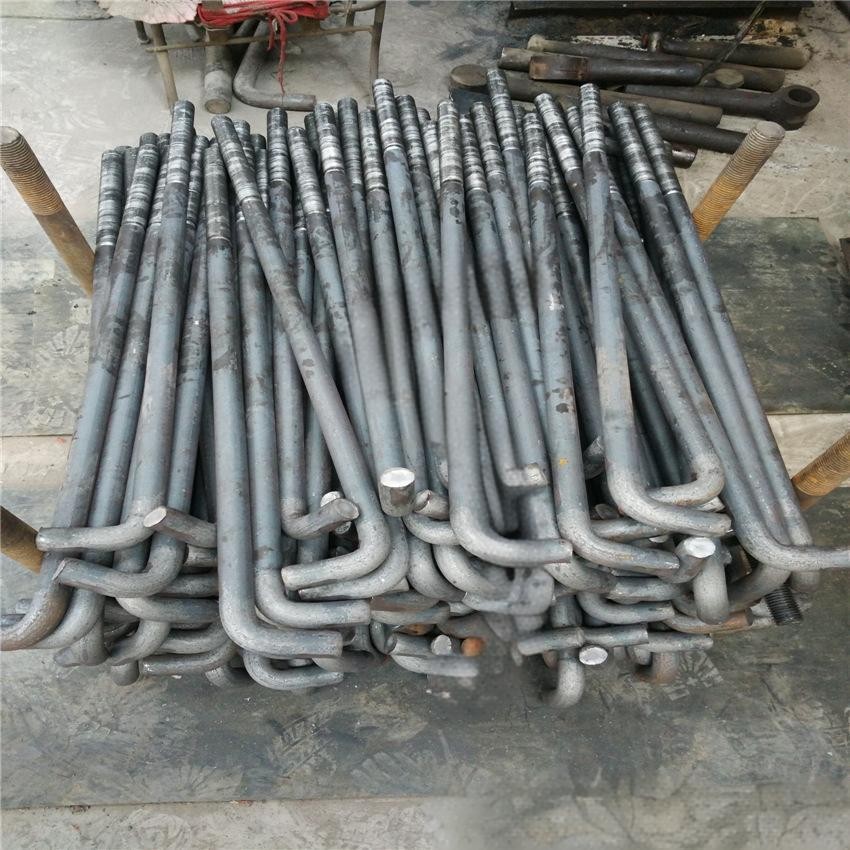 【訂金】 7字地腳螺栓L型地角螺絲預埋件螺栓M12M14M16M18M20M24M27M30u型-阿坤精品百貨 | 蝦皮購物