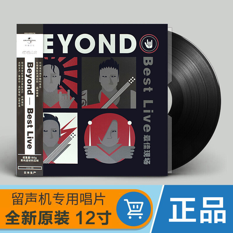 【珂珂/琪琪①號鋪】天宇@黃家駒 Beyond Best Live 最佳現場 LP黑膠唱片12寸大碟 | 蝦皮購物
