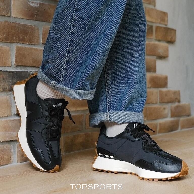 G.shos]New Balance Nb 327黑棕 皮革 黑色 復古 男女鞋 焦糖底 慢跑鞋 Ws327Lb | 蝦皮購物