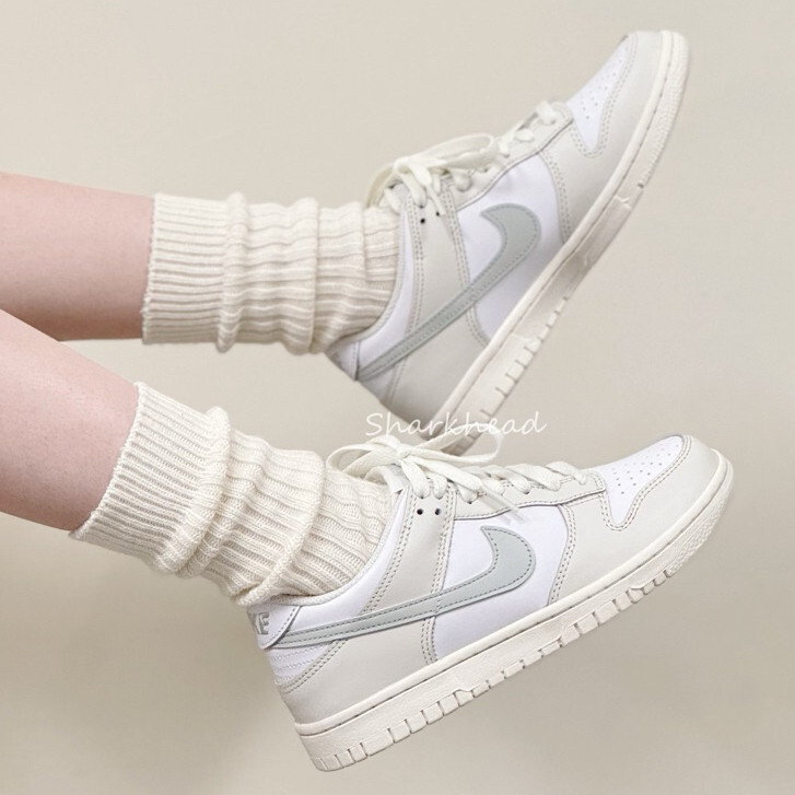 （日本代購）NIKE DUNK LOW 骨白 奶油底 奶油白 白灰 淺灰 奶油風 FB9109-109 | 蝦皮購物