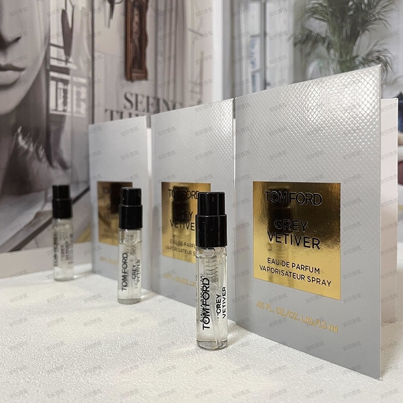 【買五送一】湯姆·福特 灰色香根草Tom Ford Grey Vetiver-1.5ml香水小樣試用裝 旅行片裝香水 | 蝦皮購物