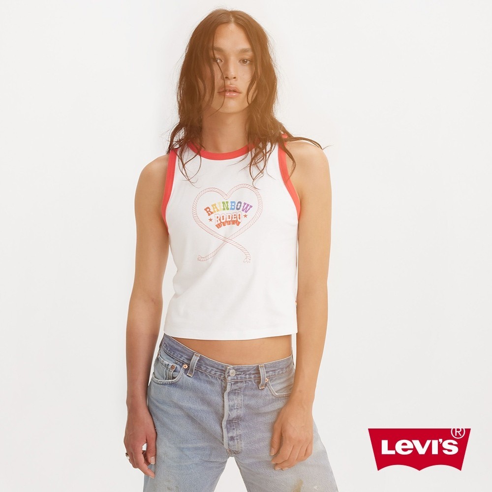 Levi's® Pride平權系列 滾邊彩虹LOGO背心 男女同款 A5063-0011 熱賣單品 | 蝦皮購物