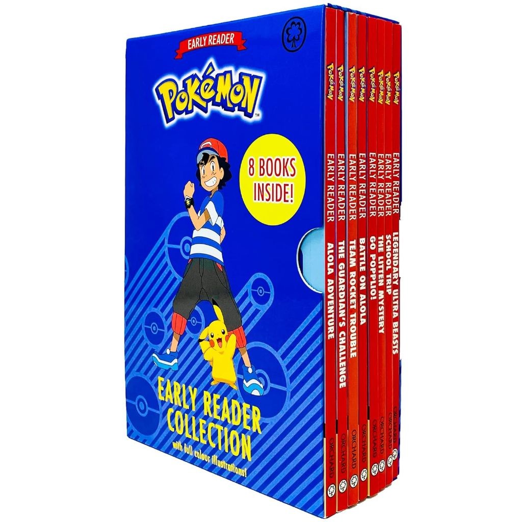 Pokemon Early Reader 8 Books 寶可夢 英文讀本 英國正版 Orchard | 蝦皮購物