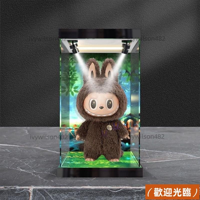 大涵精品百貨# 一代首領展示盒 POPMART泡泡瑪特搪膠公仔收納盒 二代首領拉布布展示盒 | 蝦皮購物