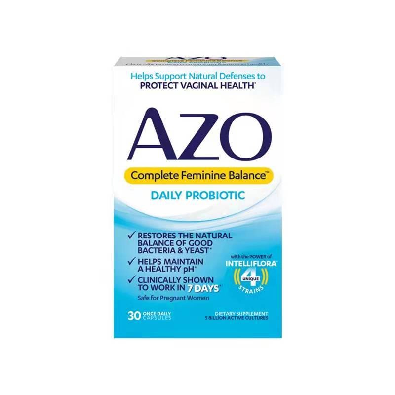 【特價優惠】美國AZO 小藍盒 女性益生菌私處益生菌 平衡菌膠囊 乳痠桿菌 30粒 有效期2025.4月 | 蝦皮購物