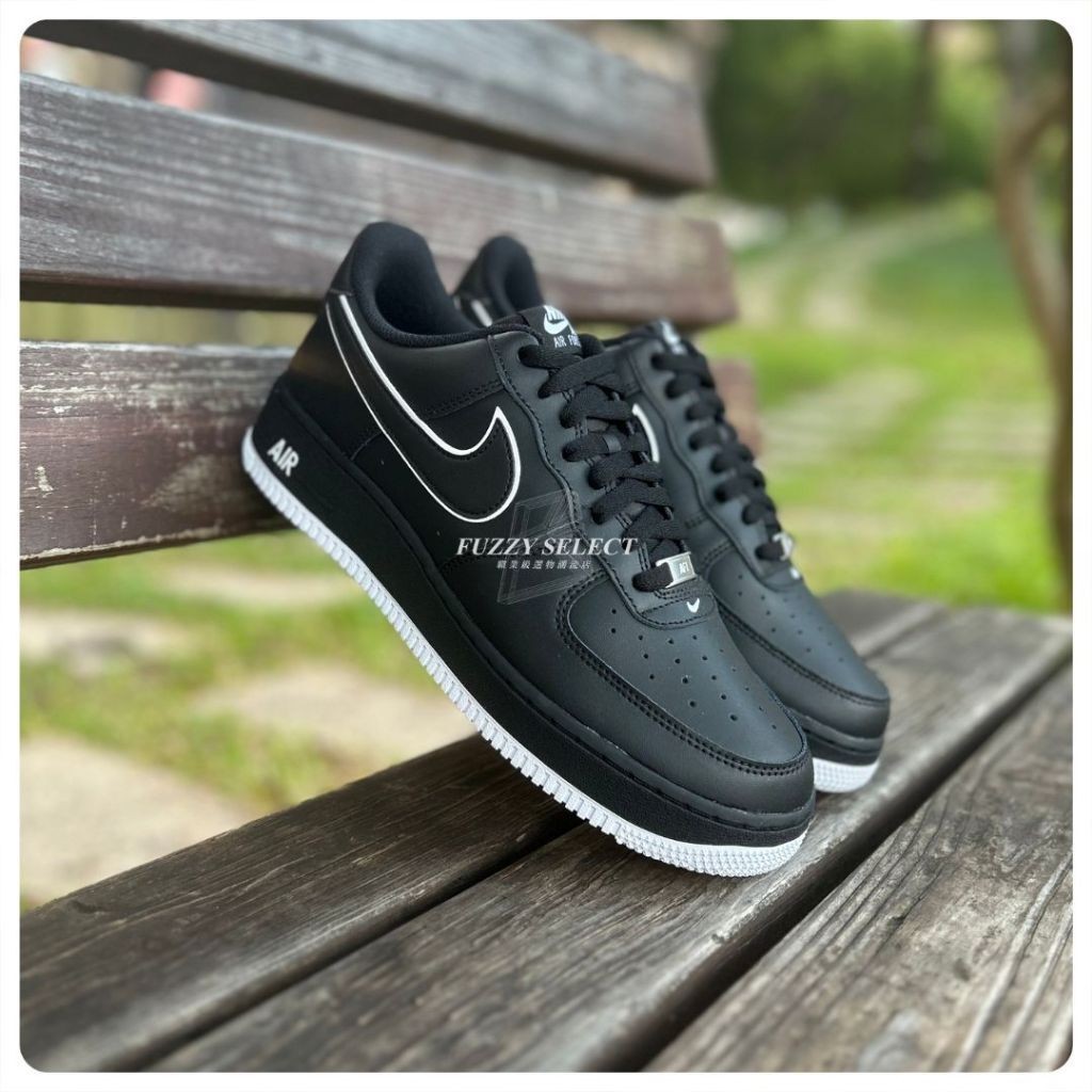 【T.Y】Nike Air Force 1 Low '07 Black 黑 白色 滾邊 DV0788-002 | 蝦皮購物