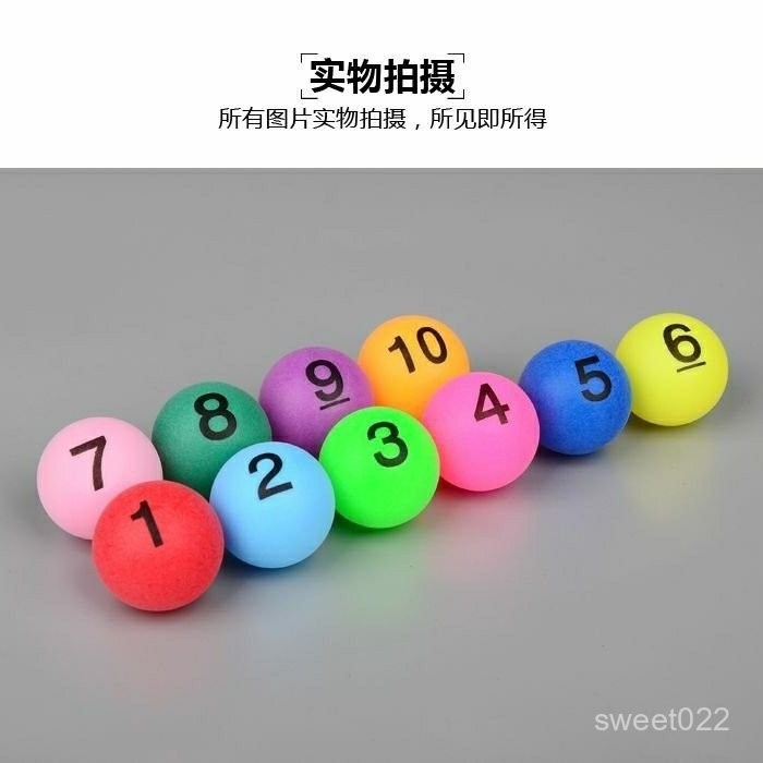 【臺灣出貨】彩色號碼球招投標搖號搖奬機專用球數字乒乓球做字活動道具無縫 | 蝦皮購物