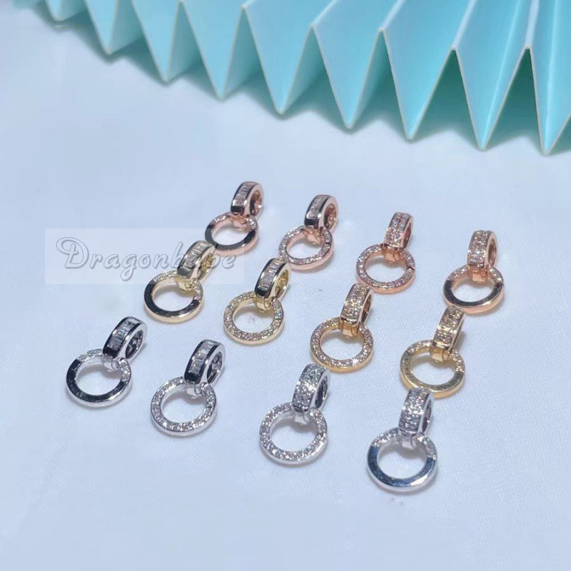 【DB銀飾】桃園出貨 S925純銀 鑲嵌亮鑽雙環扣吊墜扣頭 時尚潮流手工編織首飾diy配件 | 蝦皮購物