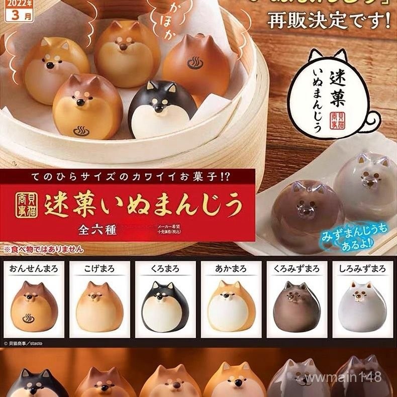 日本stasto柴犬饅頭 柴犬迷果 具貓商事 小籠包湯包 公仔擺件扭蛋 盲盒盒玩 | 蝦皮購物