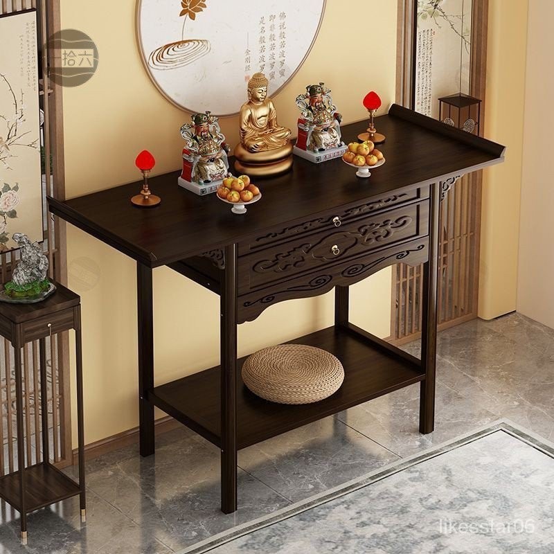 神桌 神明桌 神明臺 供桌 祖先桌 拜拜桌 玄關桌 新中式供桌家用香案供奉貢桌觀音財神爺佛臺佛櫃條案玄關臺經濟型 A9A | 蝦皮購物