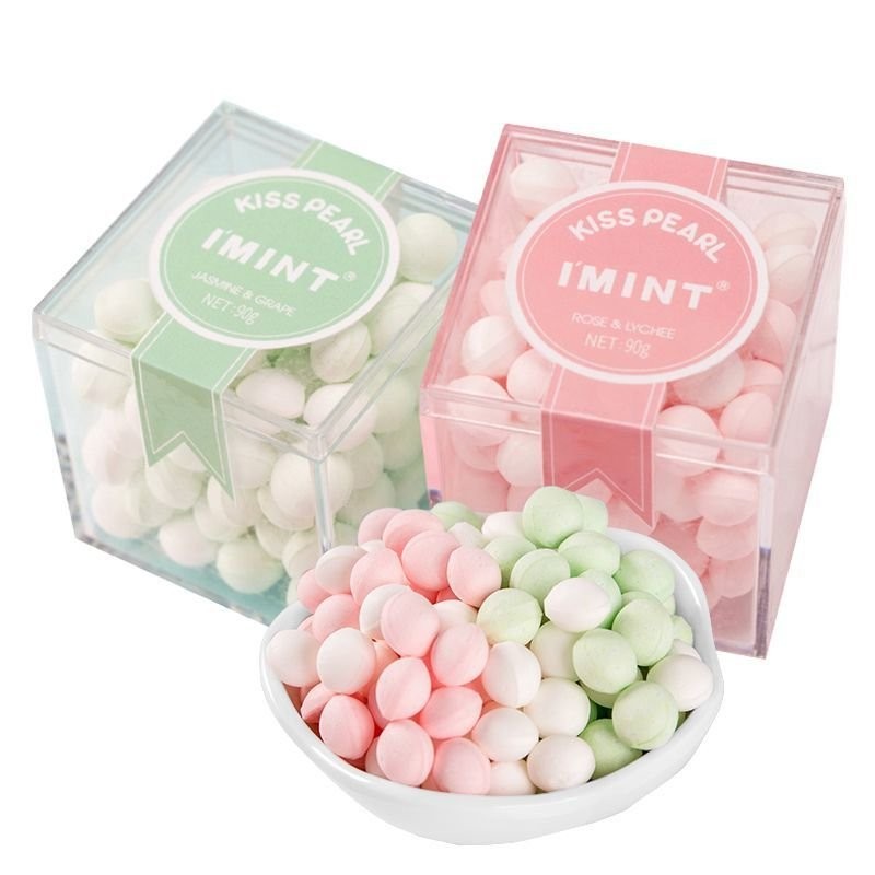 【高顔值款】IMINT益美滋香體糖接吻糖無糖薄荷糖約會90g*4盒 | 蝦皮購物