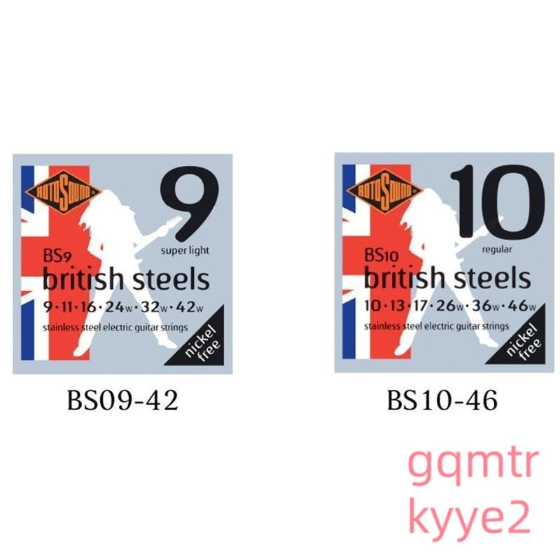 花開樂器 ROTOSOUND BS9 BS10 電吉他弦 不鏽鋼弦 不含鎳 製25.1.9上新 | 蝦皮購物