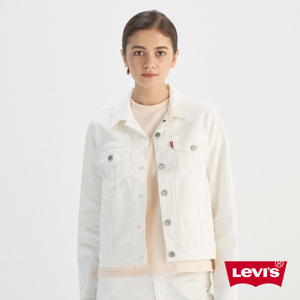 Levi's® 女款 寬鬆 TYPE III 牛仔外套 單寧外套 白色牛仔外套 29945-0215 熱賣單品 | 蝦皮購物