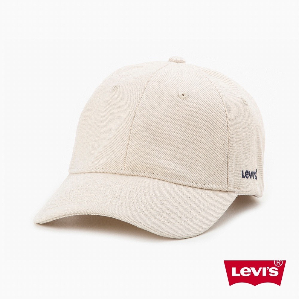Levis 男女同款 可調式皮環丹寧棒球帽 / 精工刺繡Logo / 白丹寧 熱賣單品 D7589-0008 | 蝦皮購物