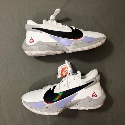 NIKE ZOOM FREAK 2 EP "White Cement" 白灰 耐磨底 籃球鞋 CK5825-100 | 蝦皮購物