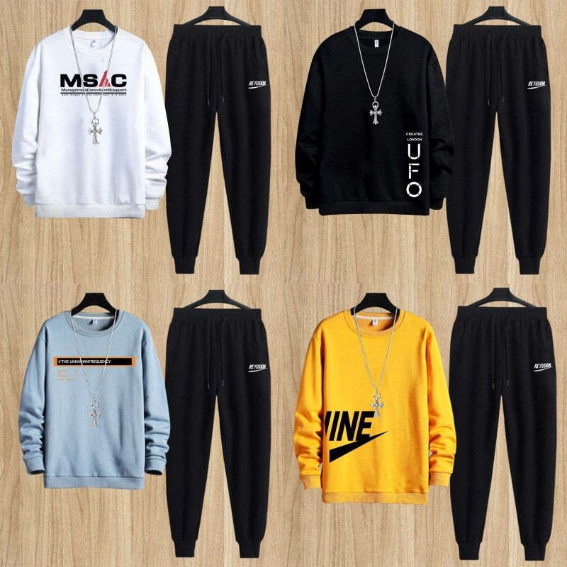衛衣套裝男韓版潮流帥氣搭配兩件套衣服春秋季2024新款休閒運動服 套裝男 休閒套裝 男生運動服 帥氣男裝 潮男套裝 秋冬 | 蝦皮購物