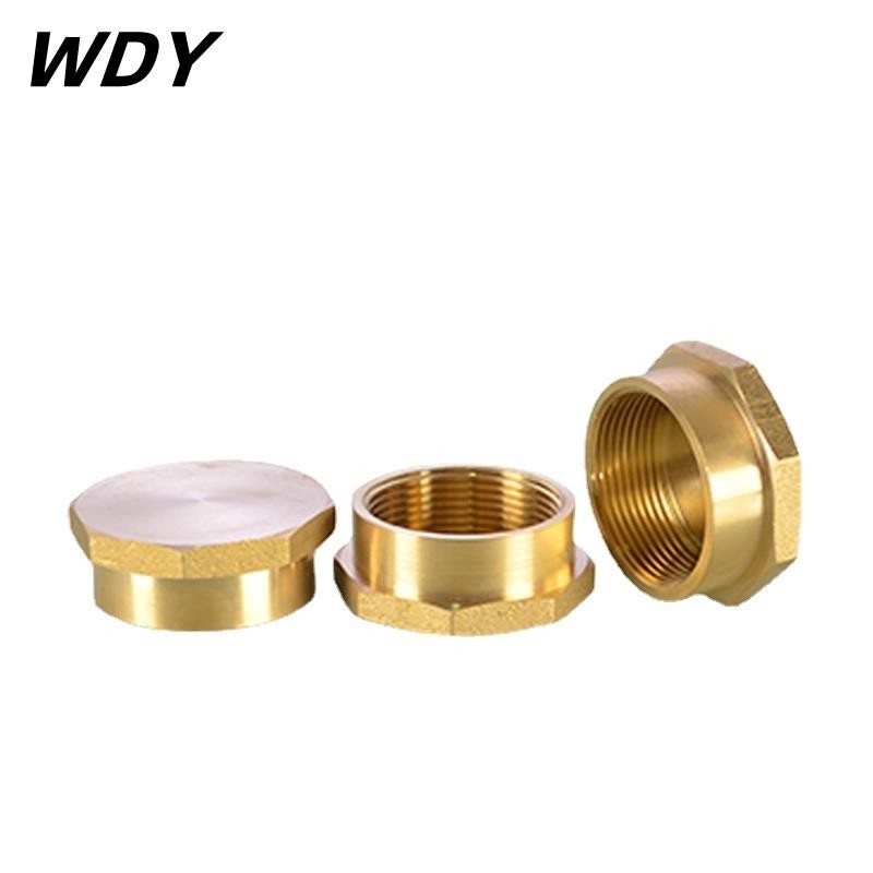 金晟DN32/40/50/63全銅管帽 堵帽 水管塞頭 六角平堵頭 水管接頭配件 | 蝦皮購物