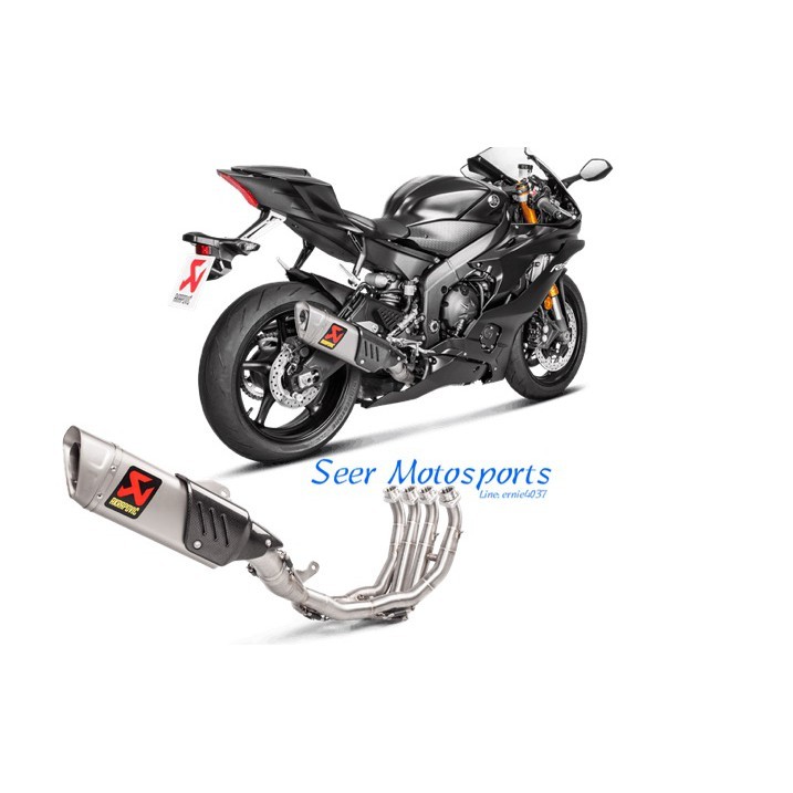 [Seer] 現貨 YAMAHA Akrapovic YZF R6 EVO 全段 鈦合金 蠍子管 排氣管 蠍子 | 蝦皮購物