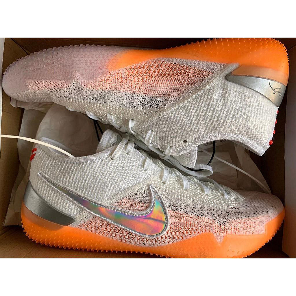 NIKE KOBE AD NXT 360 Infrared 白橘 科比 低筒 AQ1087-100 男女鞋 | 蝦皮購物