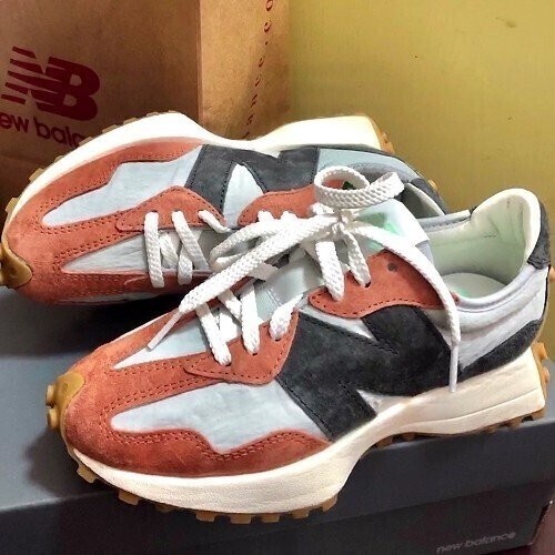 New Balance 327 橘灰 復古 男女 運動 MS327JC1 慢跑鞋 | 蝦皮購物