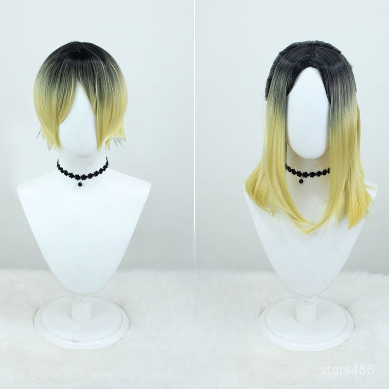 Phaeton cos假髮染色仿真頭皮 金黃色頭髮 自然 蓬鬆 減齡 韓妞髮型 透氣 網紅髮型 逼真 造型裝扮 修飾臉型 | 蝦皮購物