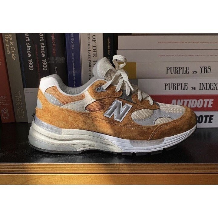 聯名 Packer x New Balance 992 老爹 棕橘色 D寬 M992PK1 男女 慢跑鞋 | 蝦皮購物