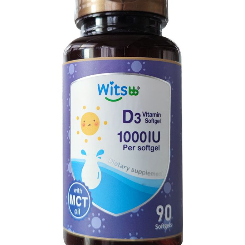 witsbb 健敏思 維生素D3 90粒/瓶 1000iu/粒 青少年 成人 | 蝦皮購物