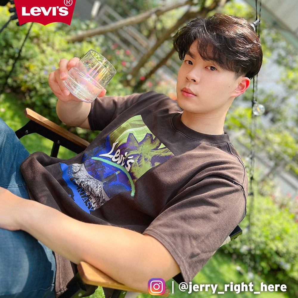 Levis 重磅短袖T恤 / 夏日炫彩印花 / 300GSM厚棉 黑 男款 A6403-0000 熱賣單品 | 蝦皮購物