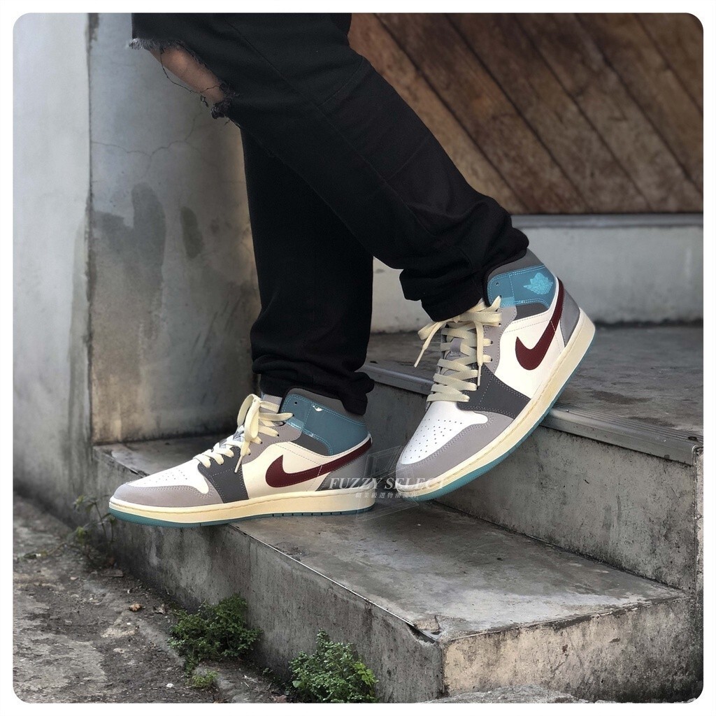 G.shos]Air Jordan 1 Mid Exploration Unit 星際 灰藍 Fb1870-161 | 蝦皮購物