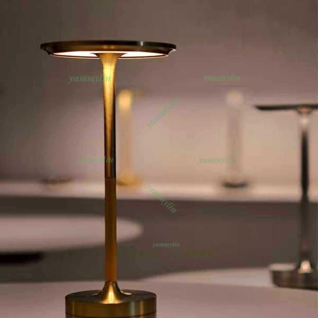 日本ambientec設計師觸摸金屬書房餐廳酒吧充電臺燈網紅 網美氛圍燈 USB夜燈 書桌燈 宿捨燈 床頭燈 裝飾燈 | 蝦皮購物