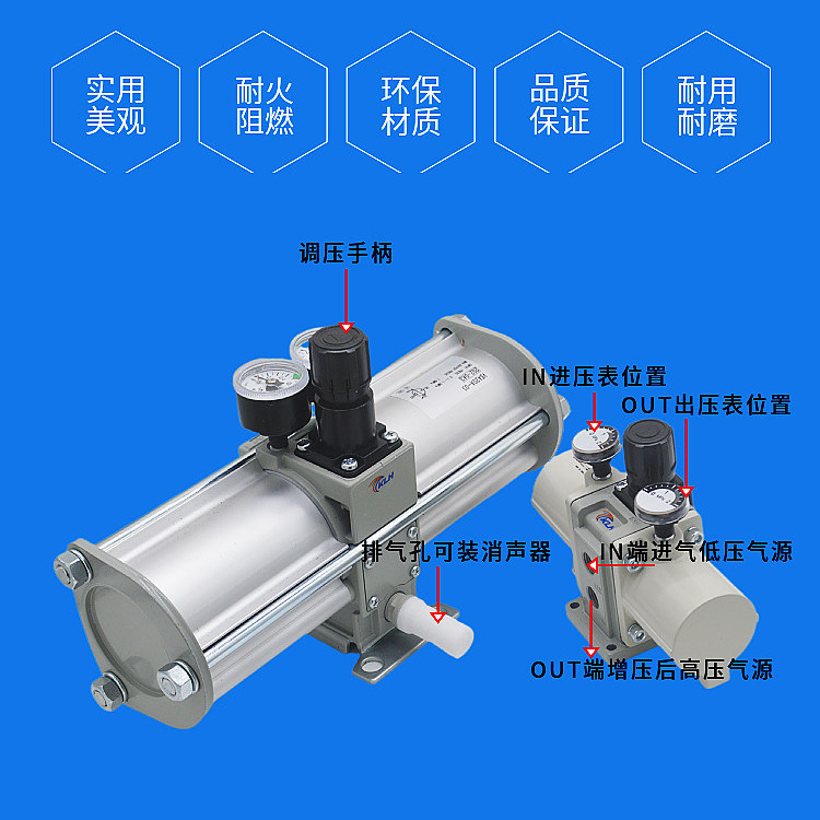 氣動增壓閥/增壓泵VBA10A-02/VBA20A-03/VBA40A-04/VBAT20存氣罐鴻達生活館 | 蝦皮購物