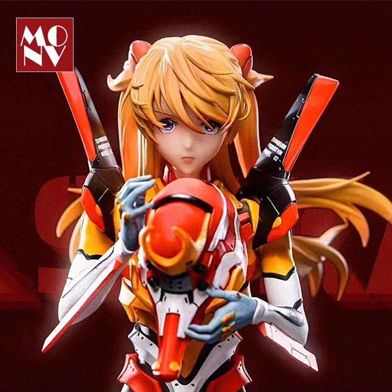 EVA新世紀福音戰士EVA劇場版2號機手辦機甲明日香美少女動漫公仔擺件 | 蝦皮購物