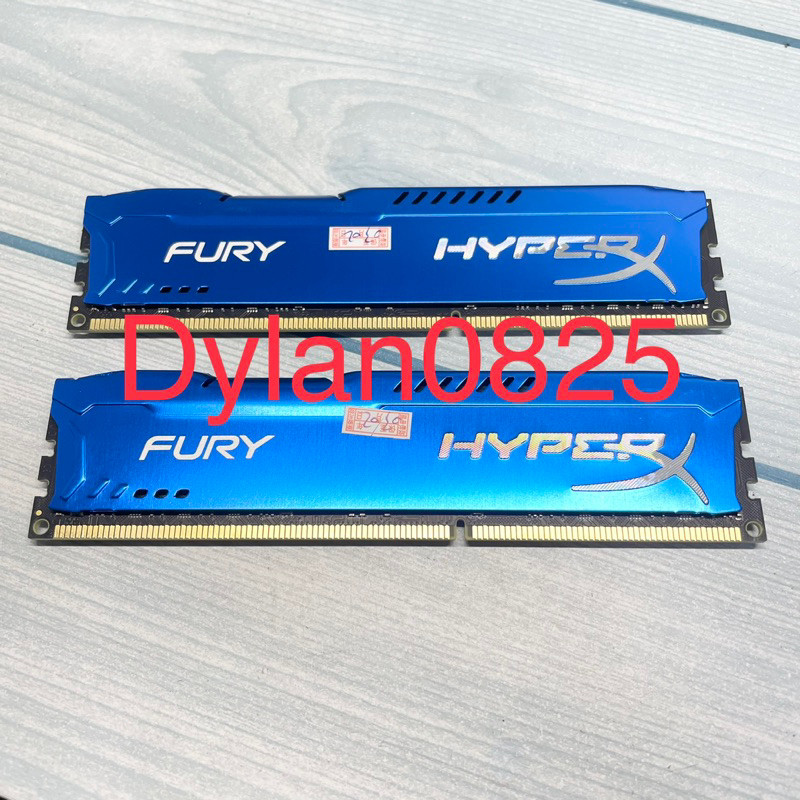 二手良品 非常新 金士頓 HyperX FURY DDR3 1866 8G 1.5V Kingston 8Gx2=16G | 蝦皮購物