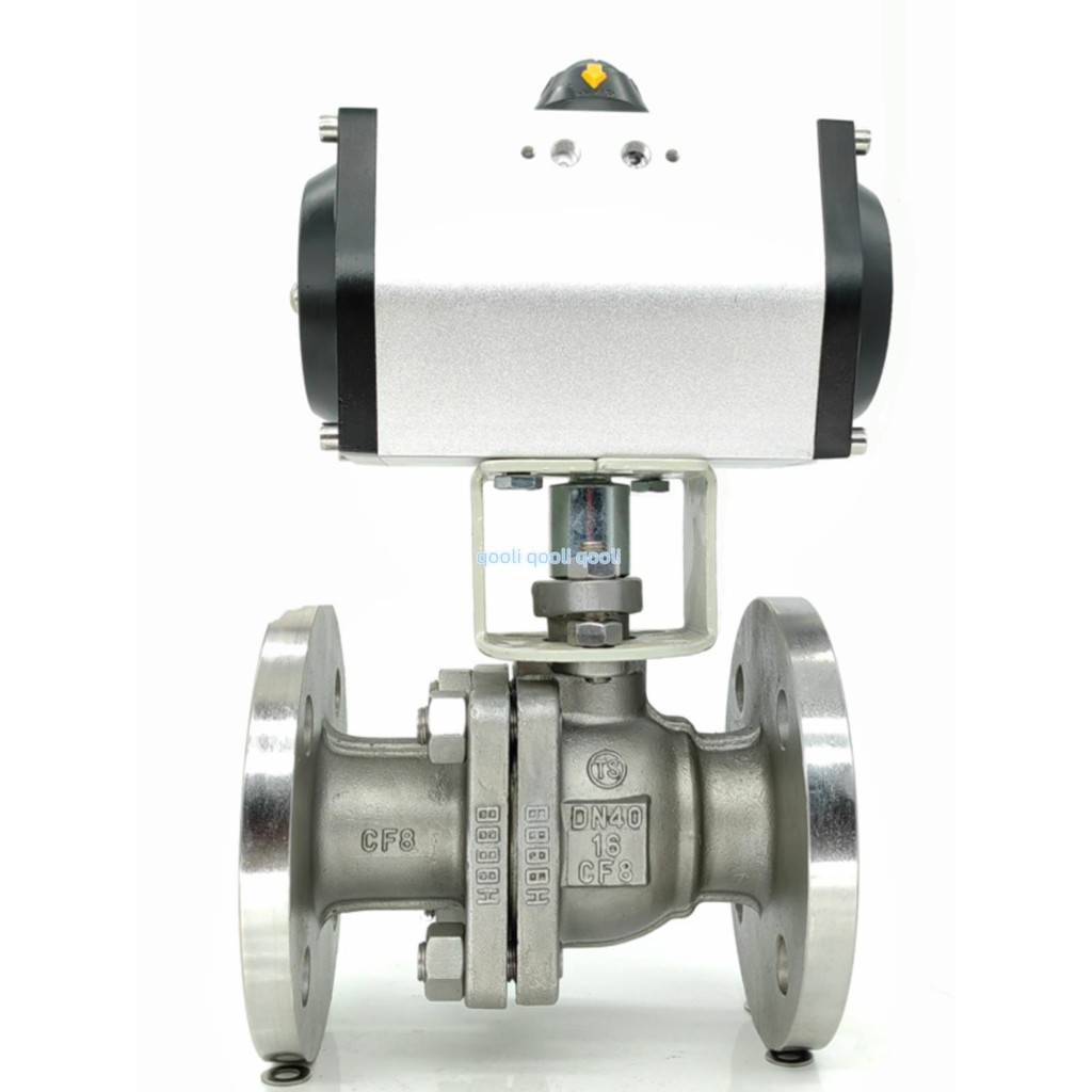 「台灣公司出貨 附發票」Q641F-16C/P氣動不銹/鑄鋼高溫蒸汽法蘭球閥氣動切斷閥DN15-DN300 | 蝦皮購物