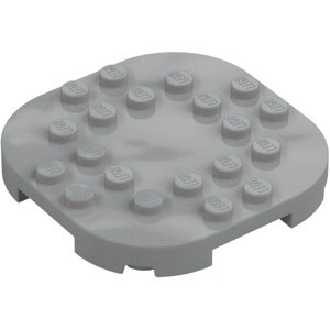 [樂磚庫] LEGO 66789 平板 圓型 淺灰色 6x6x0.7 6299919 | 蝦皮購物