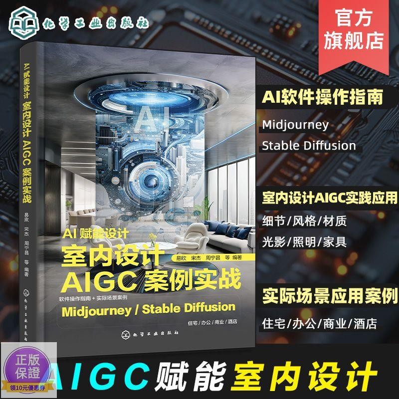 全新*AI賦能設計 室內設計AIGC案例實戰 AIGC賦能室內設計 AI軟件操作-簡體中文 | 蝦皮購物