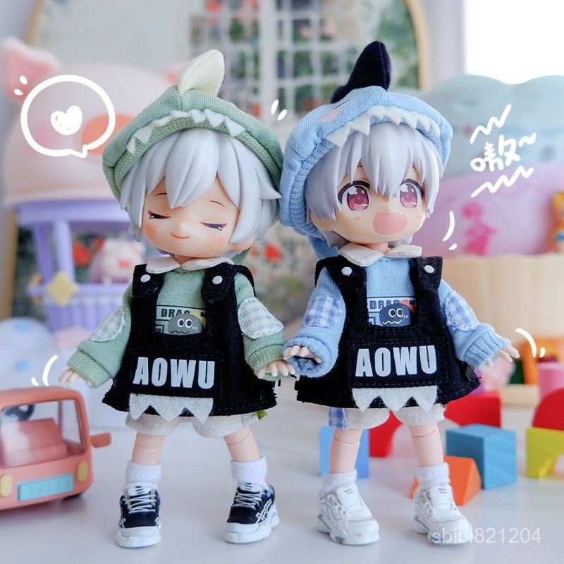 VDA FRIENDS【ob11娃衣】OB11娃衣 恐龍小分隊 T恤馬甲Molly娃娃衣服12分bjd GSC UF體娃 | 蝦皮購物