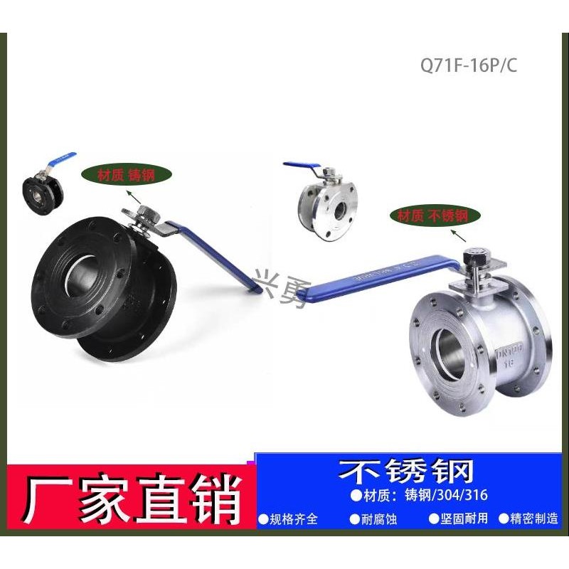 訂金】316/304不銹鋼意大利式手動閥門Q71F對夾式16P 薄型法蘭球閥 常溫-北林精品百貨 | 蝦皮購物