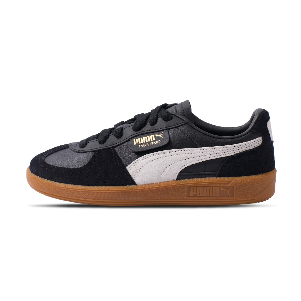 Puma Palermo Lth 男鞋 女鞋 黑白色 運動 麂皮 復古 膠底 情侶鞋 德訓鞋 休閒鞋 39646403 | 蝦皮購物