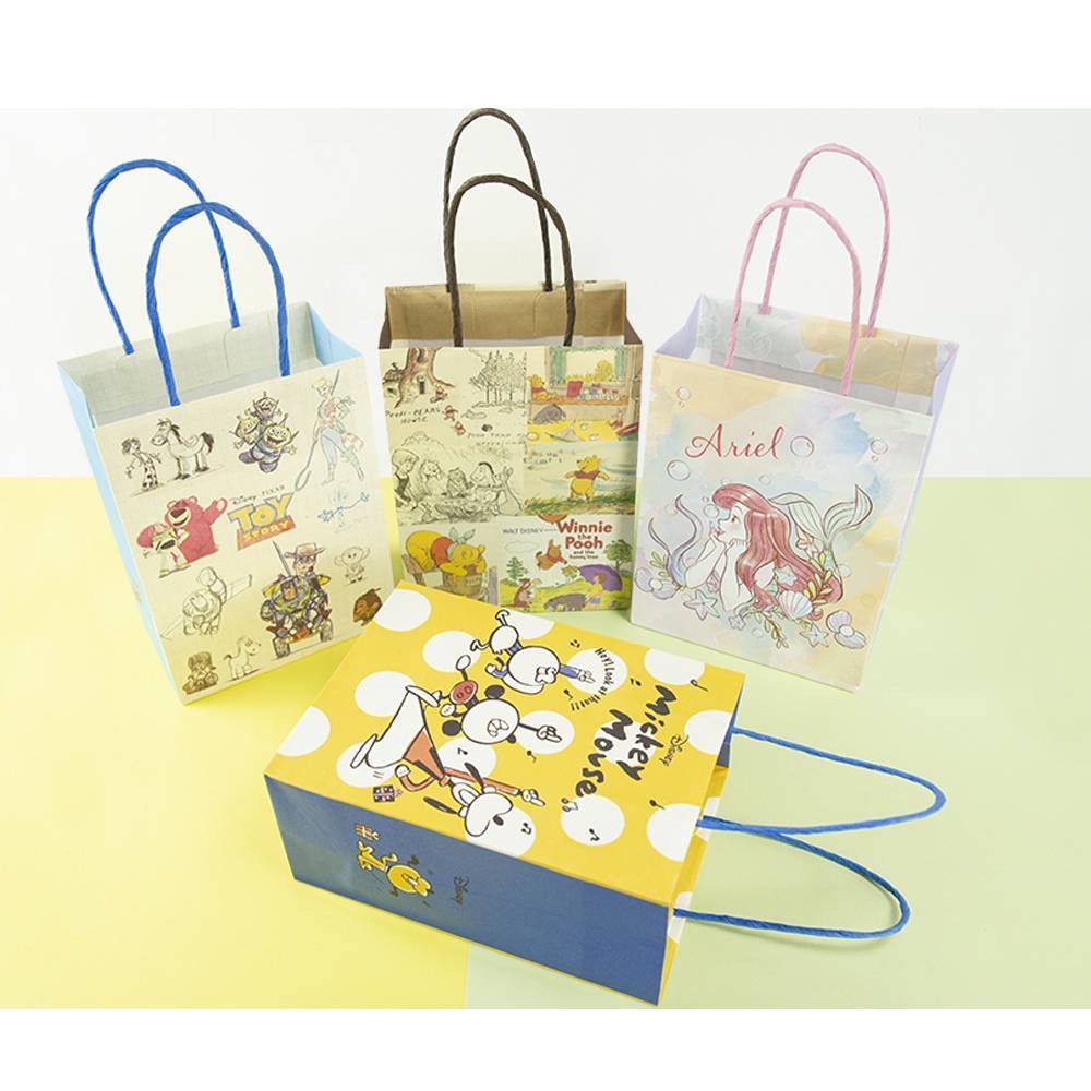 【King PLAZA】迪士尼 手提紙袋 大 A5 禮物袋 造型 紙袋 SPBA-580 維尼 公主 玩具總動員 愛麗兒 | 蝦皮購物