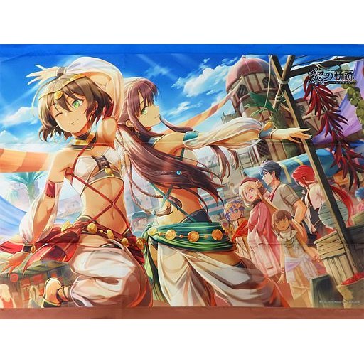 莎拉&沙希諾原創B2掛畫「PS4軟英雄傳說黎明的軌跡」Sofmap購入特典-駿河屋 | 蝦皮購物