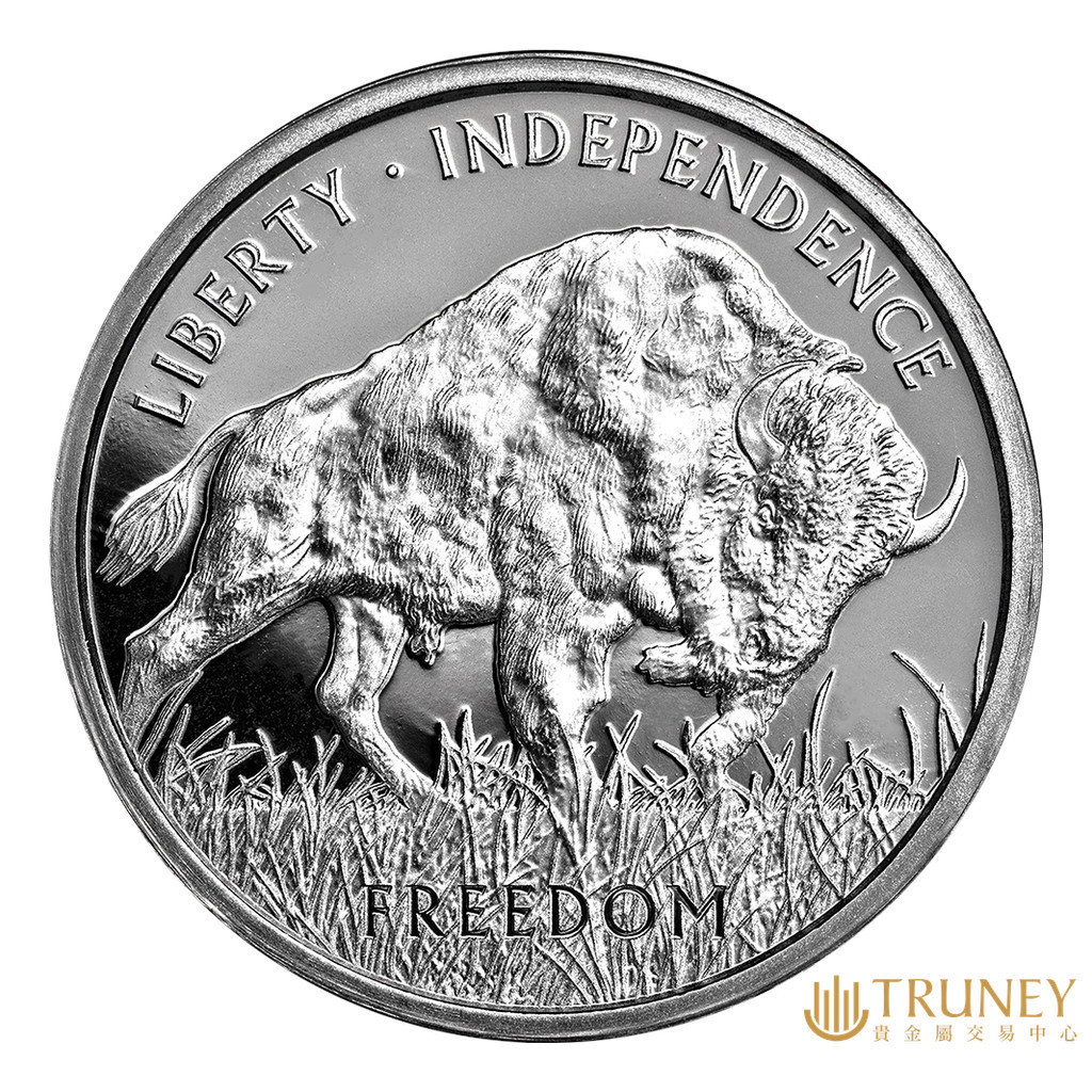 【TRUNEY貴金屬】瑞士PAMP美國水牛類精鑄銀章1盎司 | 蝦皮購物